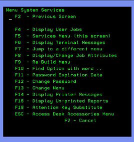 Get Control of Your AS/400 Menu | Pennsylvania College of Technology