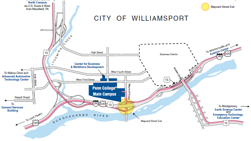 Directions | Pennsylvania College of Technology
