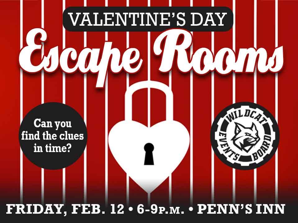 Valentine's Day-themed Escape Rooms | Pennsylvania College of Technology